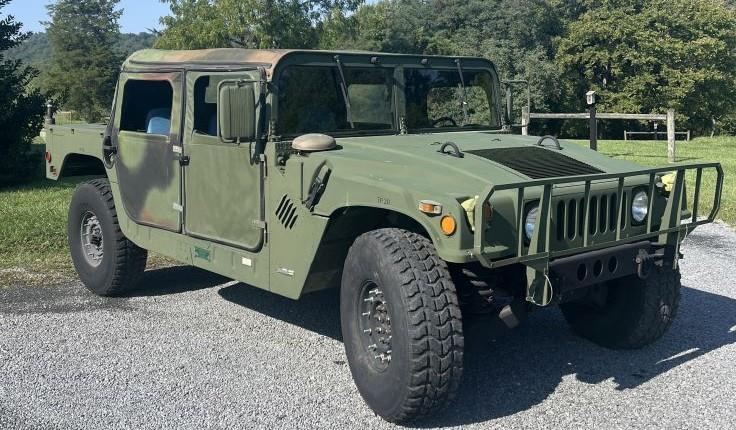 M998 Four Man HMMWV with Soft Top Equipped with 6.2 Liter Diesel Engine