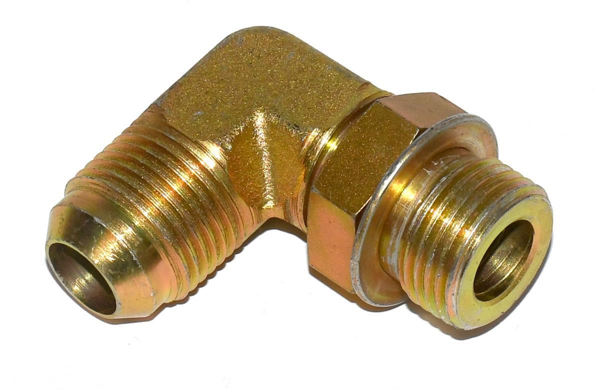 Elbow Tube to Boss Dual / Single Fuel Tank 90 Degree Common Application