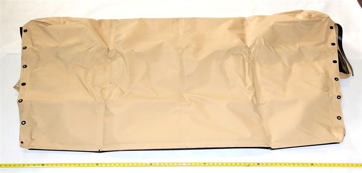 Tan Vinyl Soft Top Cab Cover for M939 M939A1 and M939A2 Series 5 Ton Trucks