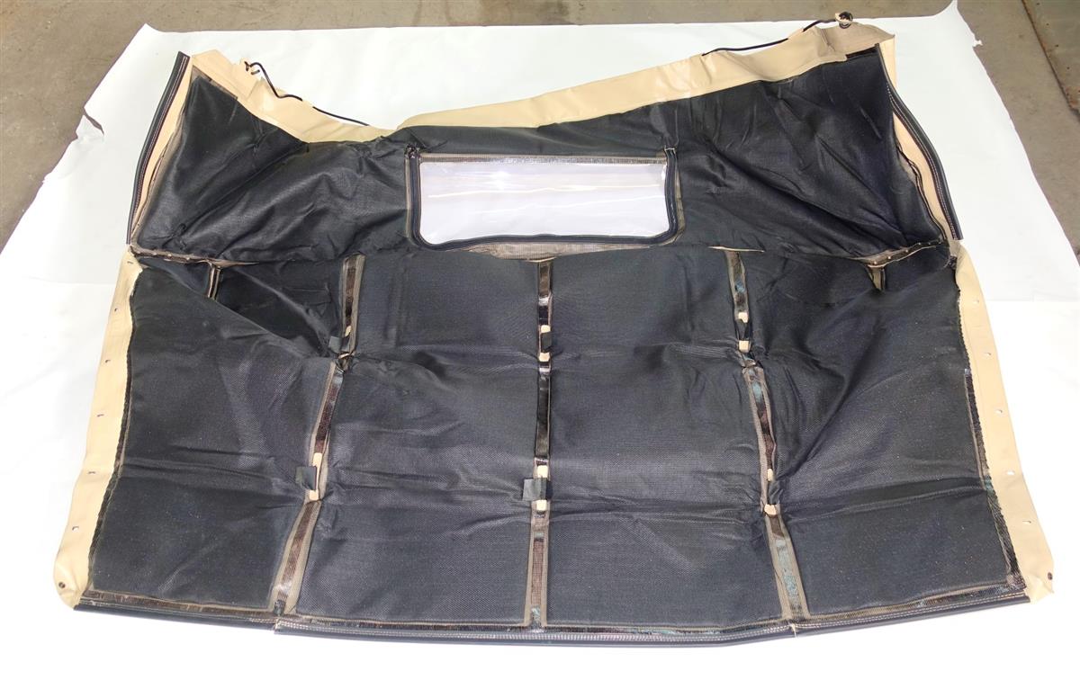 Tan Vinyl Soft Top Cab Cover for M939 M939A1 and M939A2 Series 5 Ton Trucks