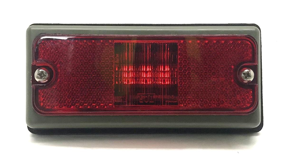 24 Volt Red LED Side Clearance Marker Light for most M-Series Military ...