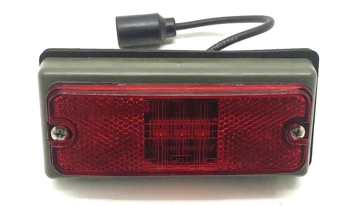 24 Volt Red LED Side Clearance Marker Light for most M-Series Military ...