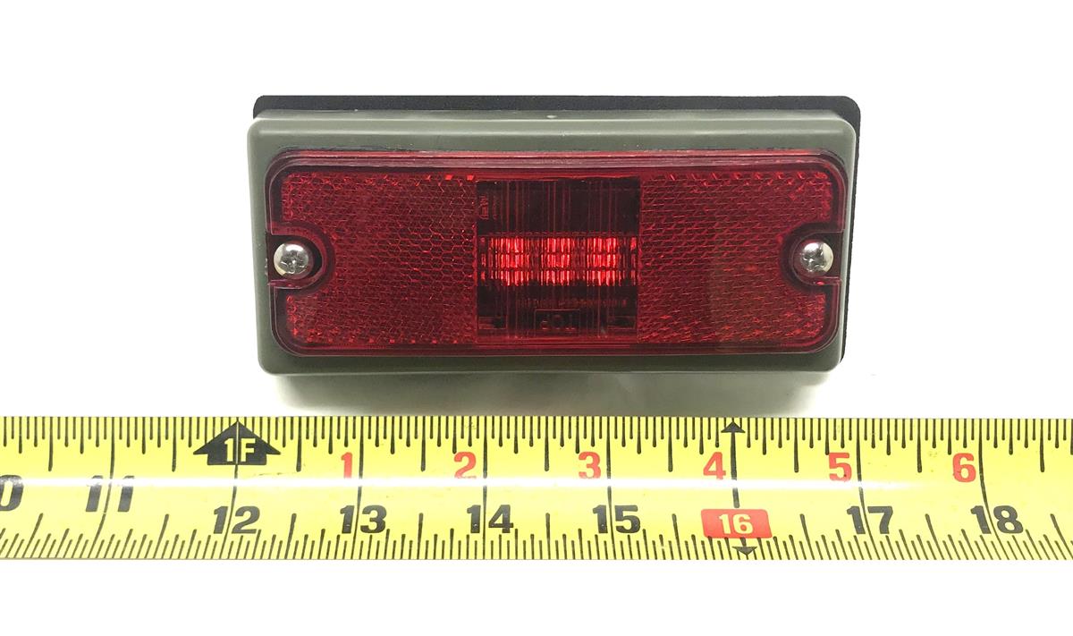 24 Volt Red LED Side Clearance Marker Light for most M-Series Military ...