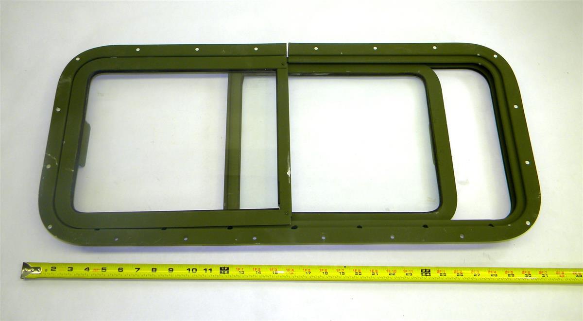 Cab Hard Top Sliding Rear Window Frame Assembly with Glass M35A2 M809 ...