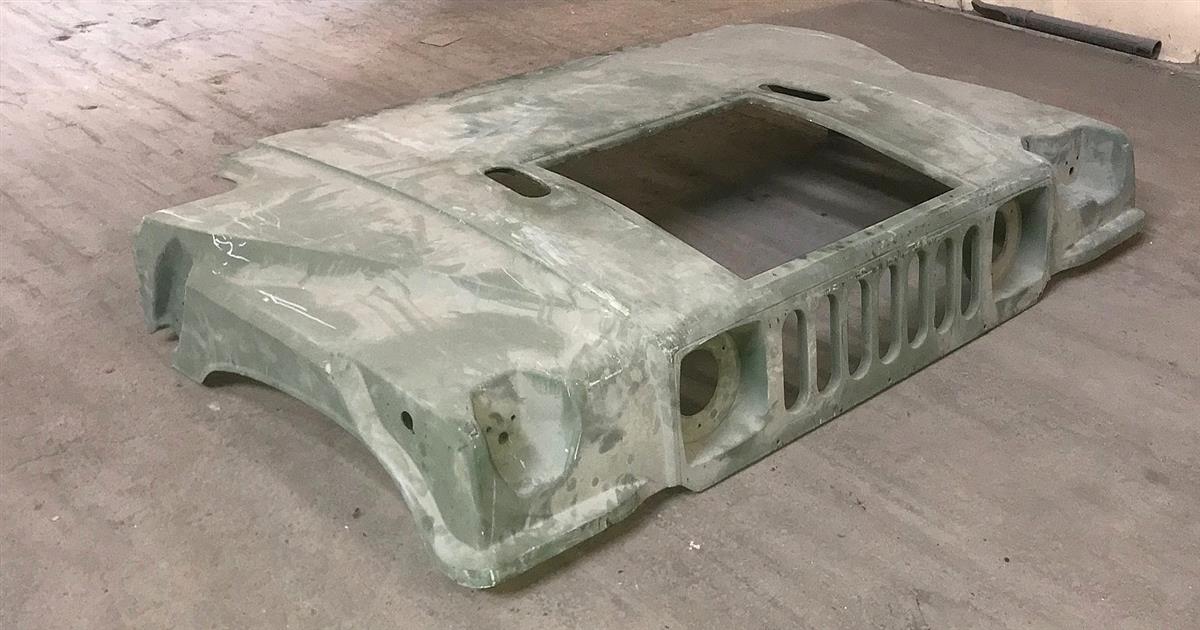 Bare HMMWV Green Hood