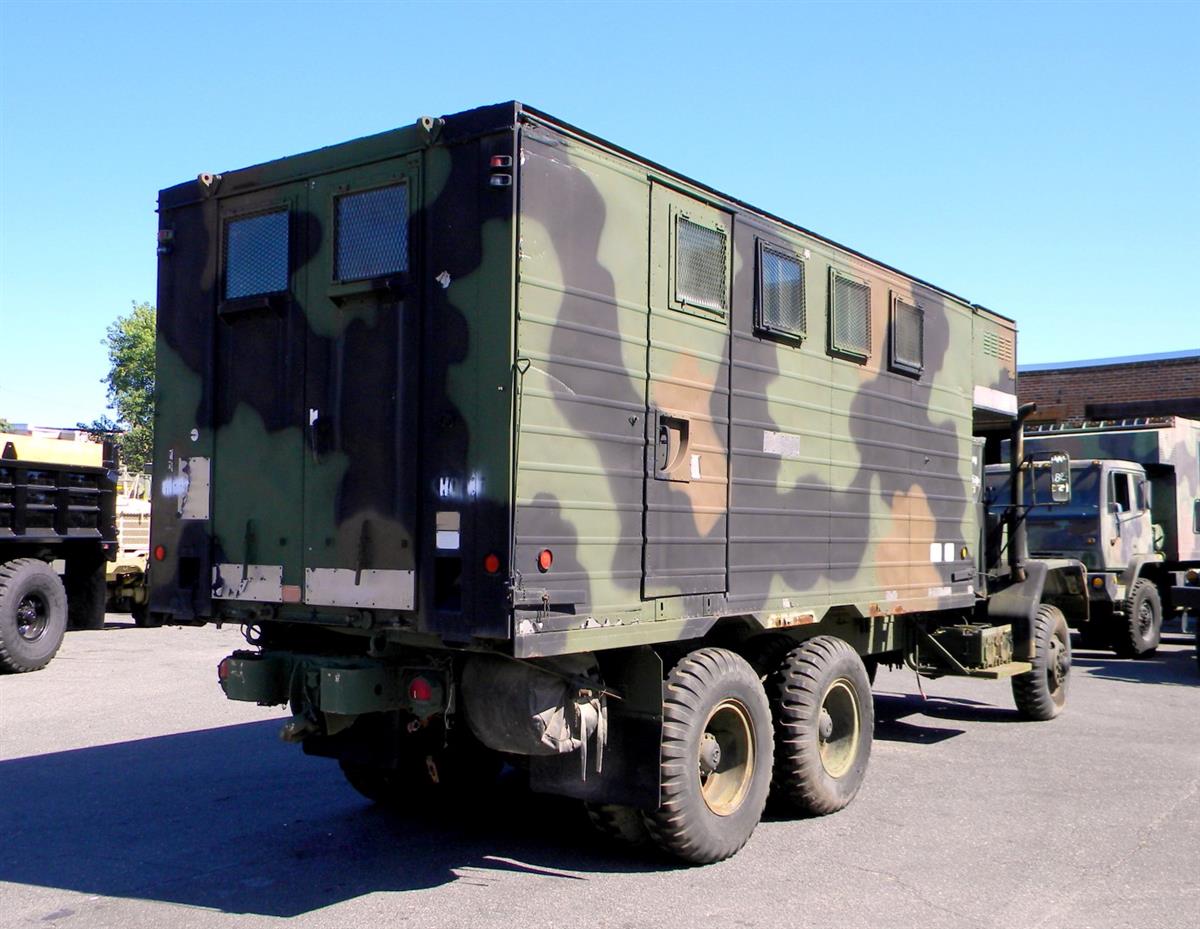 XM820 Long Wheelbase 5-Ton Truck with Expansible Van Body.