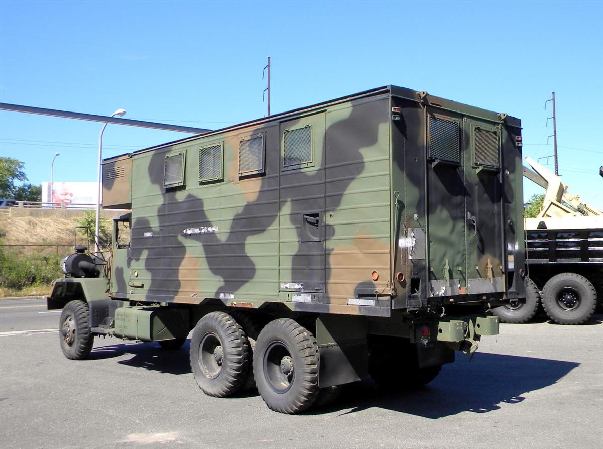 XM820 Long Wheelbase 5-Ton Truck with Expansible Van Body.