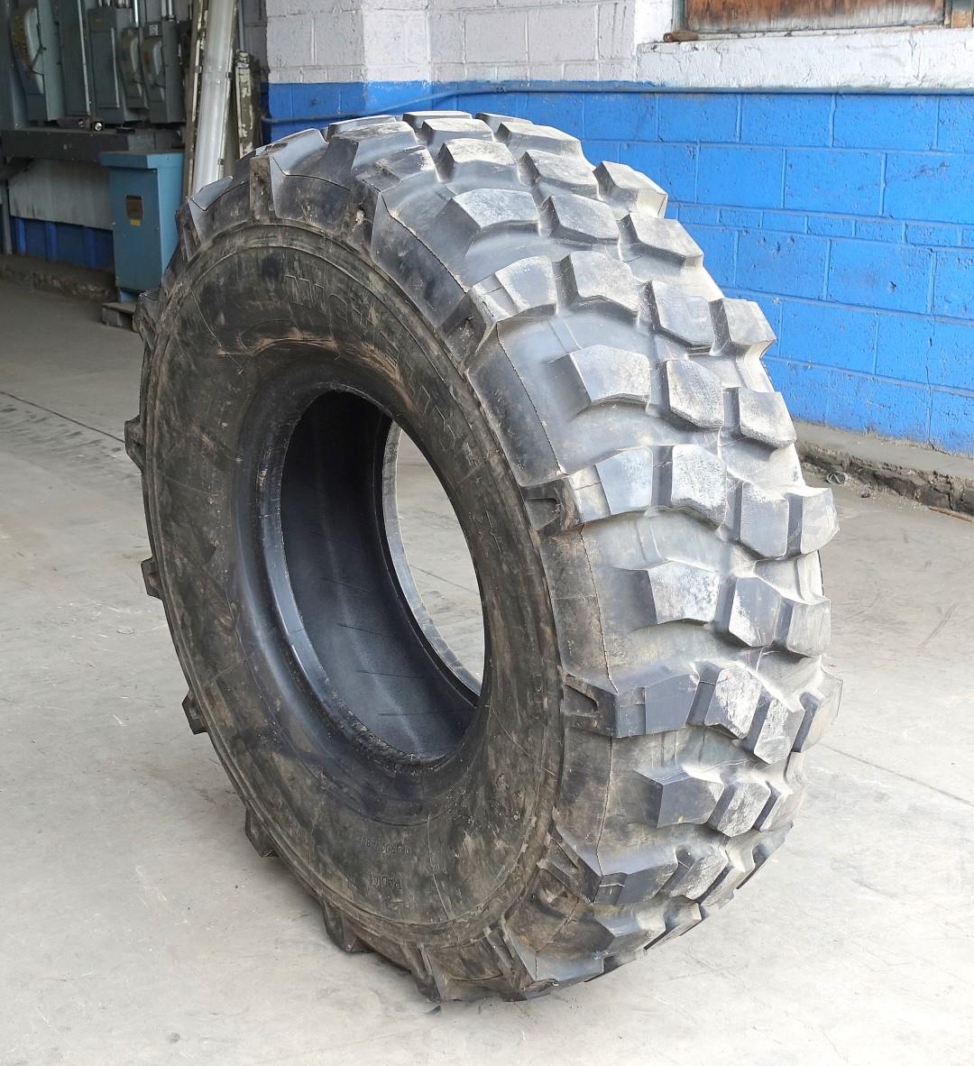 Michelin X XML 395/85R20 Tire with 50%-75% Average Tread. Condition Used.