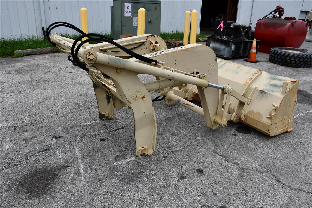 Freightiner Unimog FLU419 with Front End Loader and Rear Case Backhoe ...