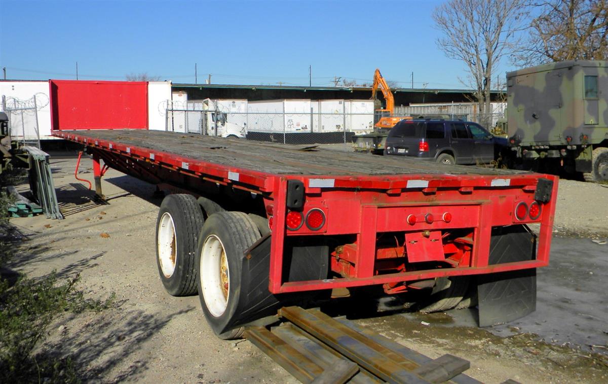 1982 Transcraft TL-42 Flatbed Trailer